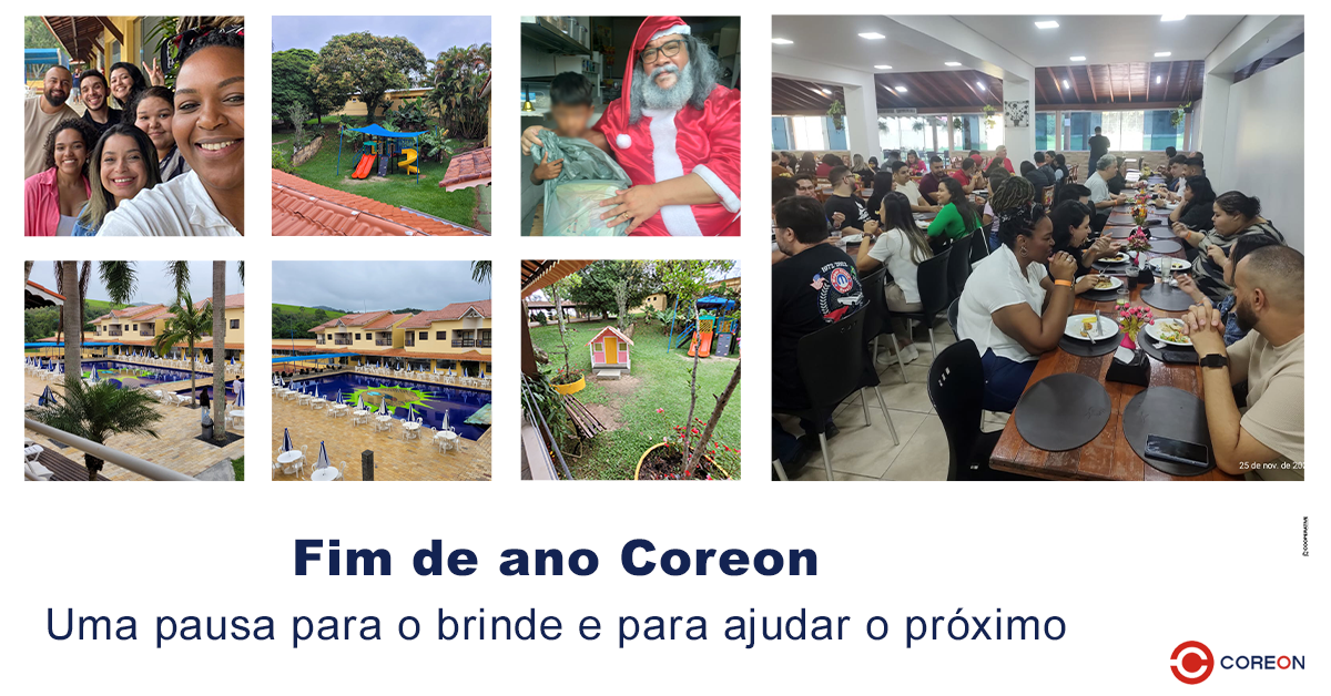 Final de ano COREON: Pausa para Brindar e Ajudar o Próximo